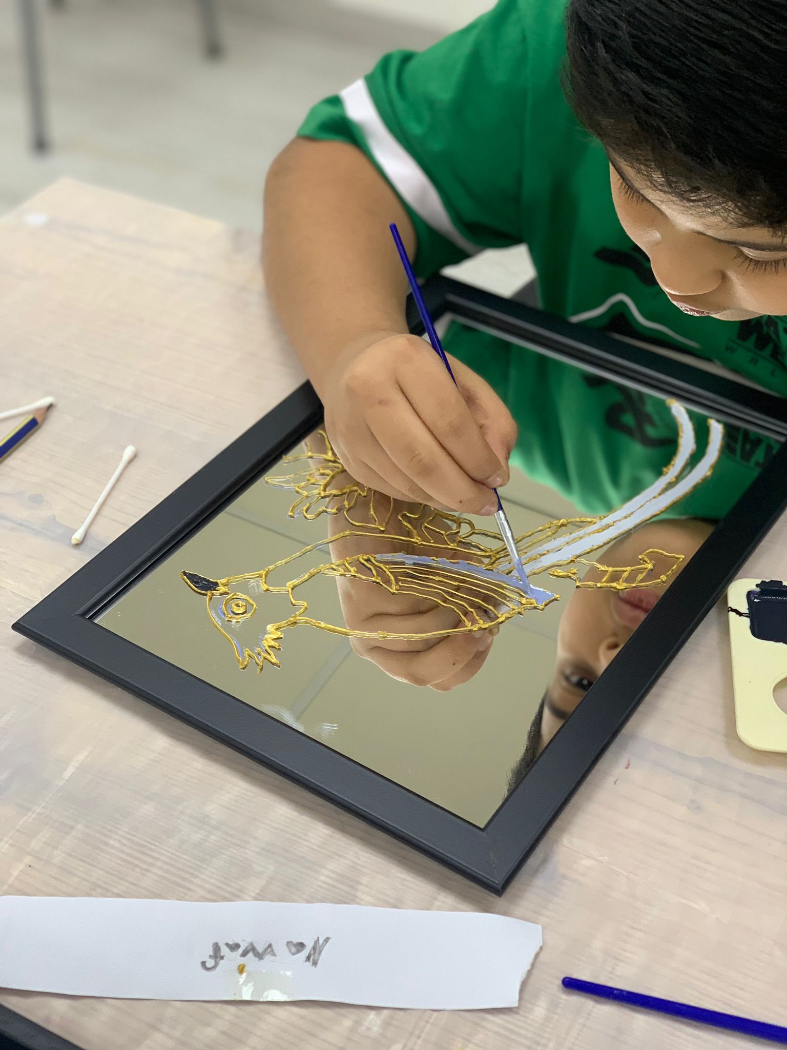 الرسم على الزجاج والمرايا للصغار - Crafts academy